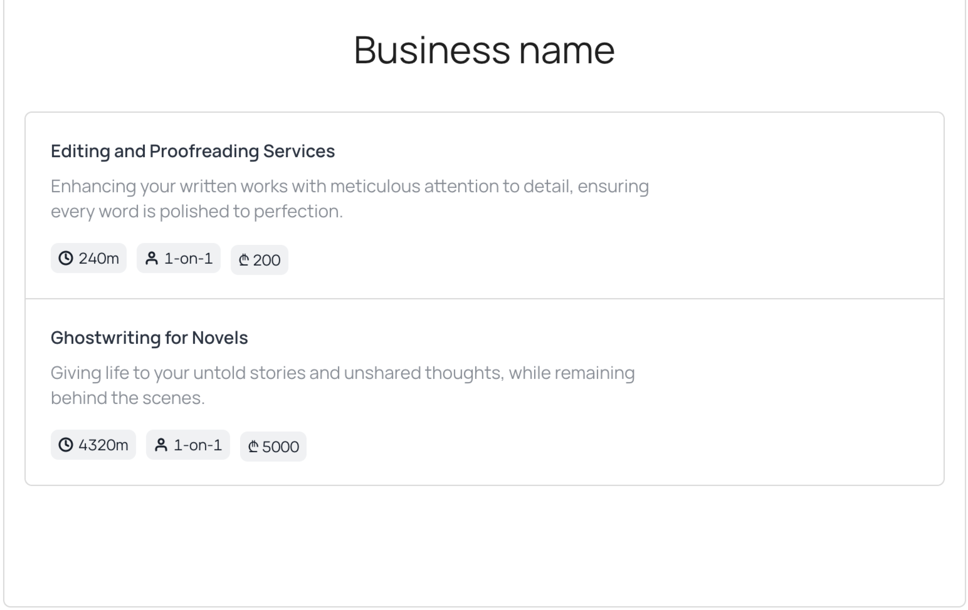 Online Booking Links – Inita Help